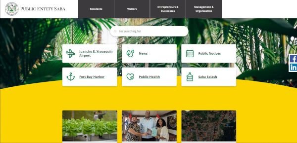 Sabans can submit requests online with new govt. website – Saba News